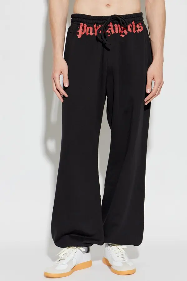 Palm Angels Sweatpants With Logo