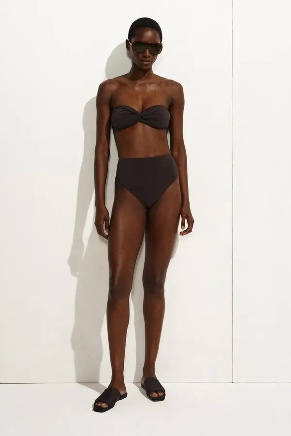 Cos High-waisted Textured Bikini Briefs
