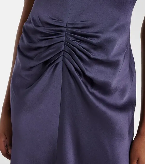 Victoria Beckham Isabella Gathered Gown - Blue