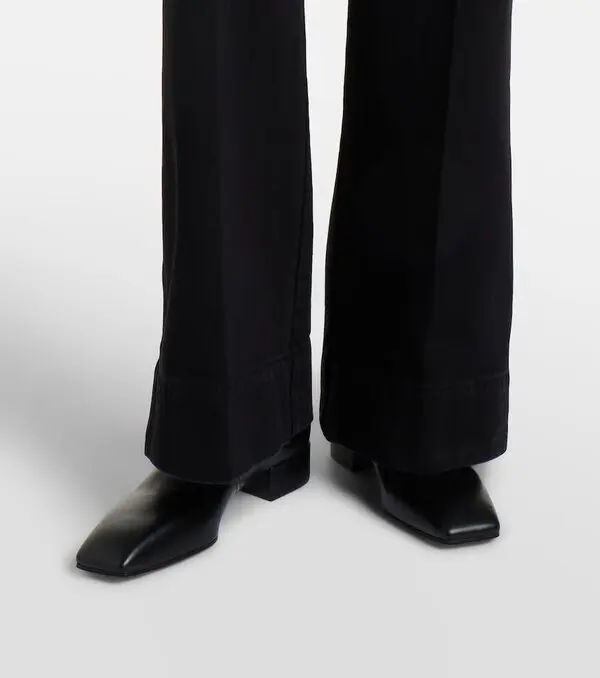 Victoria Beckham Alina Wide-leg Jeans - Black