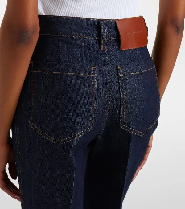 Victoria Beckham Alina Wide-leg Jeans - Blue