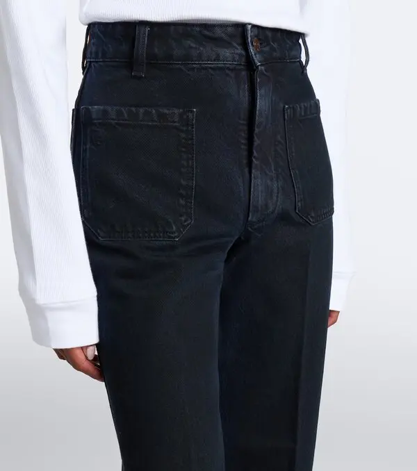 Victoria Beckham Alina Wide-leg Jeans - Blue
