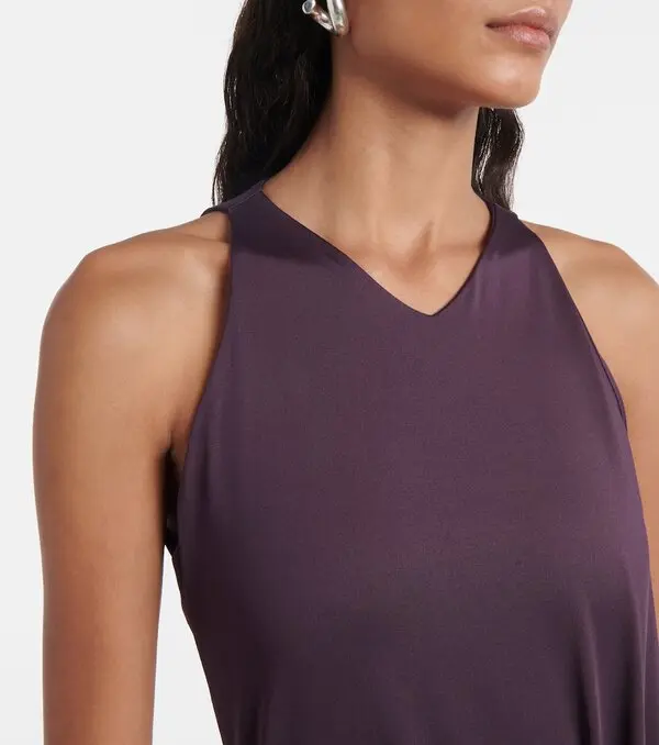 Victoria Beckham Draped Gown - Purple