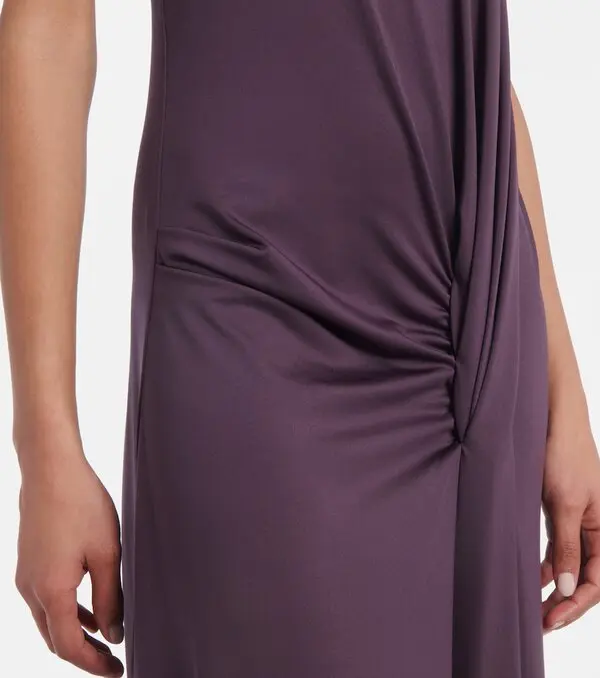 Victoria Beckham Draped Gown - Purple