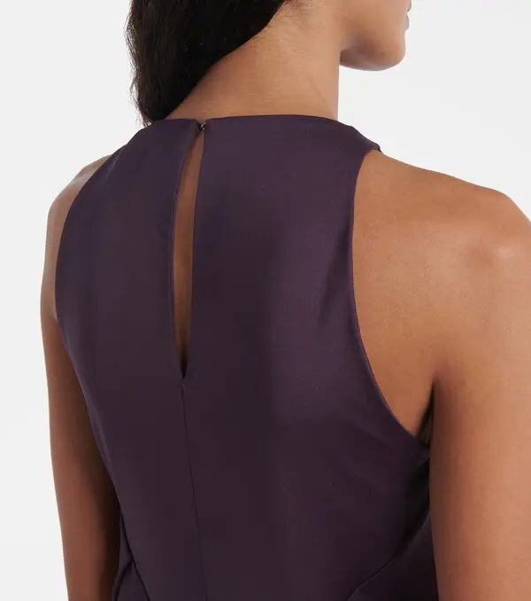 Victoria Beckham Draped Gown - Purple