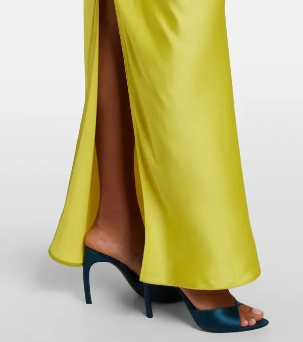 Victoria Beckham Draped Gown - Yellow