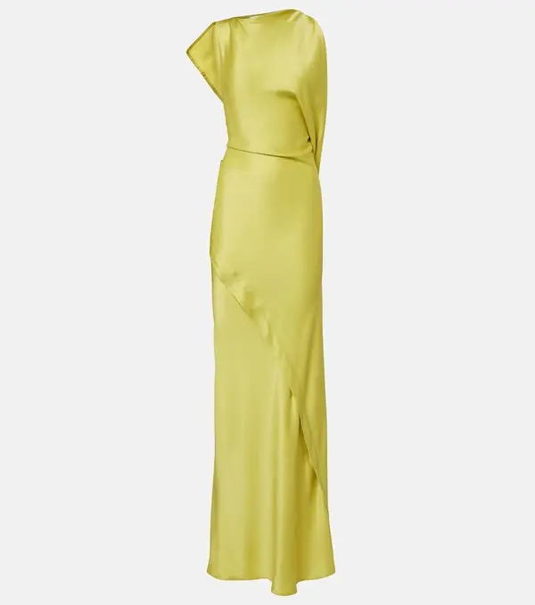 Victoria Beckham Draped Gown - Yellow