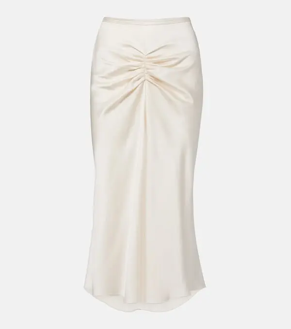 Victoria Beckham Bela Midi Skirt - Grey