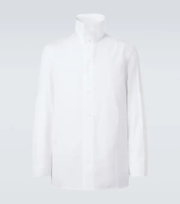 Bottega Veneta Cotton Poplin Shirt - White