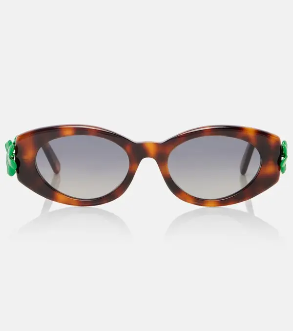 Dior Oval Sunglasses - Brown