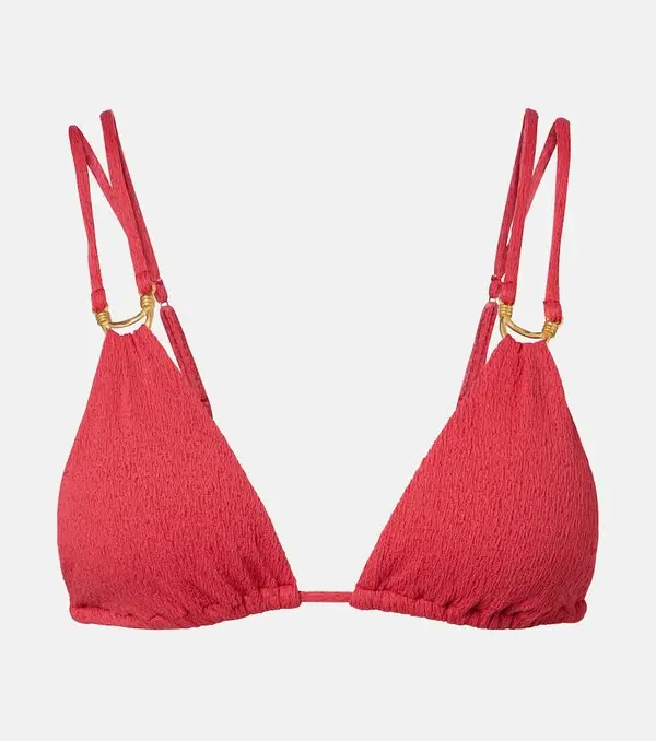 VIX PAULA HERMANNY Callie Bikini Top - Red