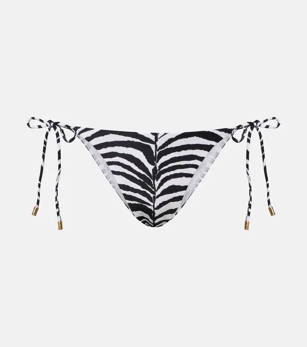 VIX PAULA HERMANNY Tie Side Bikini Bottoms - Black