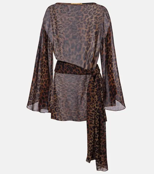VIX PAULA HERMANNY X Rosie Huntington-whiteley Tammy Beach Dress - Brown