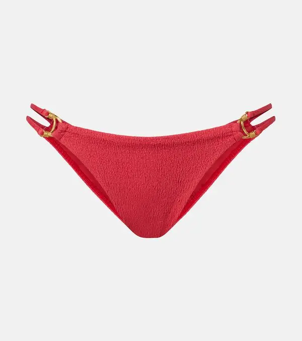 VIX PAULA HERMANNY Callie Bikini Bottoms - Red