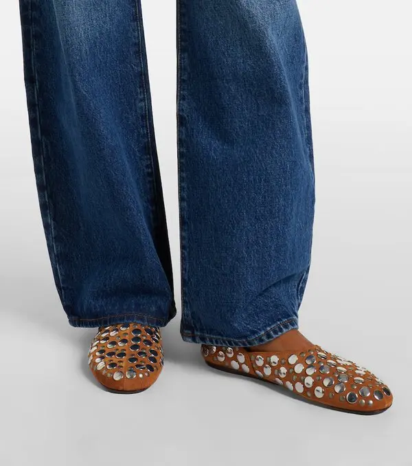 FRAME The Bow Barrel-leg Jeans - Blue