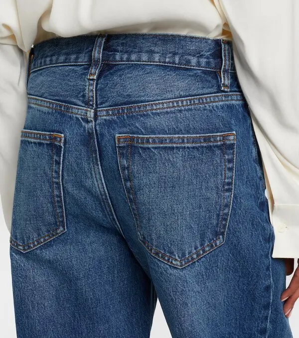 FRAME The Bow Barrel-leg Jeans - Blue