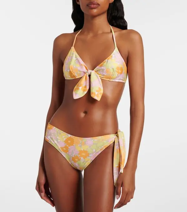 Chloé Floral Bikini Bottoms - Multicoloured