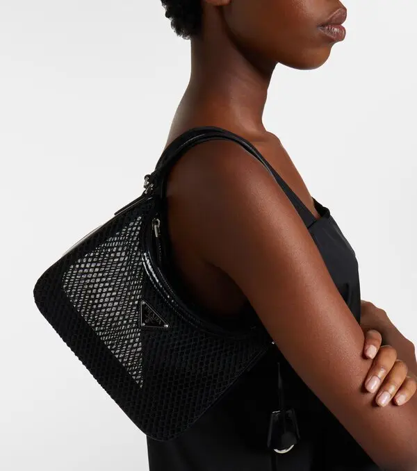 Prada Re-edition 2005 Mini Mesh Shoulder Bag