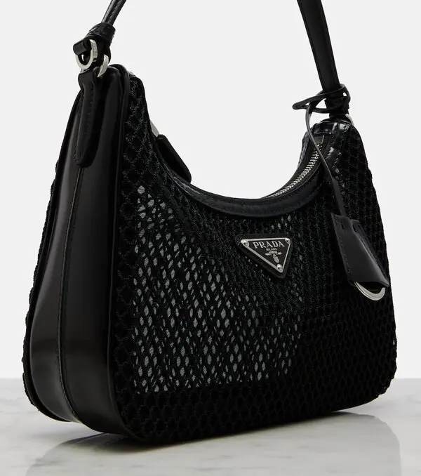 Prada Re-edition 2005 Mini Mesh Shoulder Bag