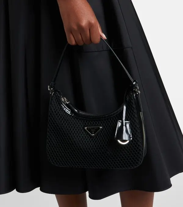 Prada Re-edition 2005 Mini Mesh Shoulder Bag