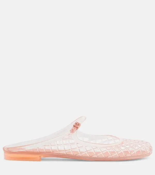 Tory Burch Mellow Mary Jane Mules - Transparent