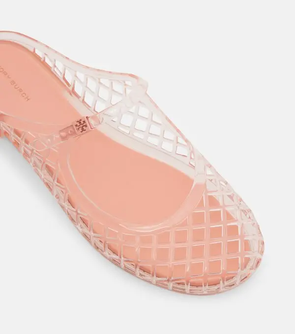 Tory Burch Mellow Mary Jane Mules - Transparent