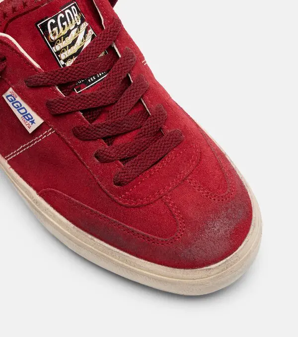 GOLDEN GOOSE Soul Star Suede Sneakers - Red