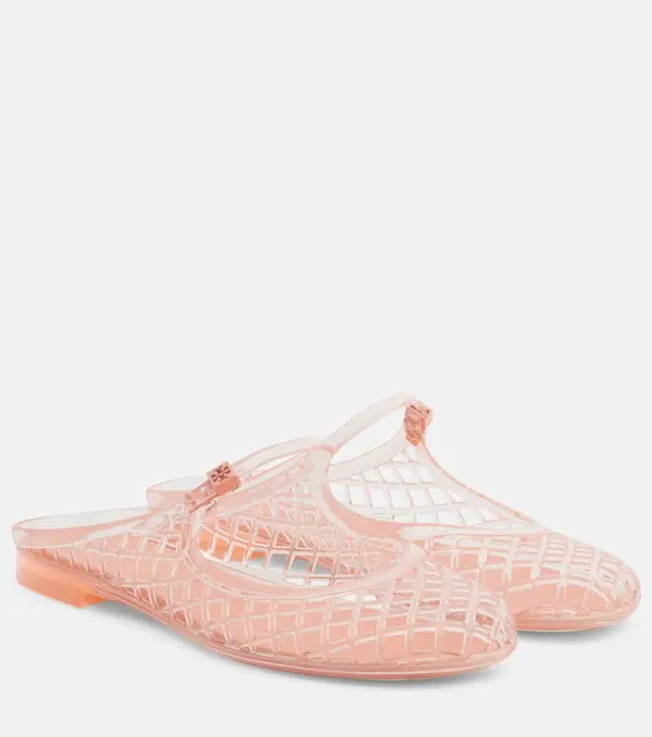 Tory Burch Mellow Mary Jane Mules - Transparent