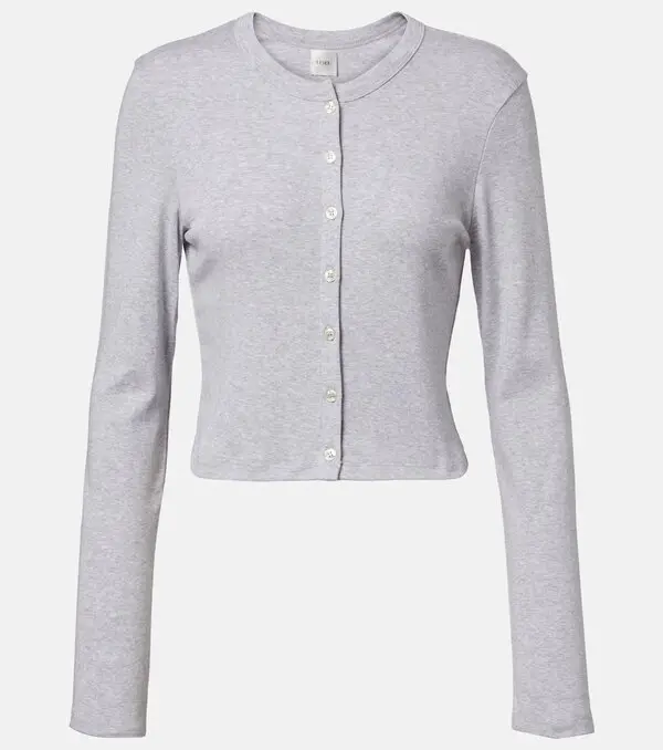LESET Nando Cotton Jersey Cardigan