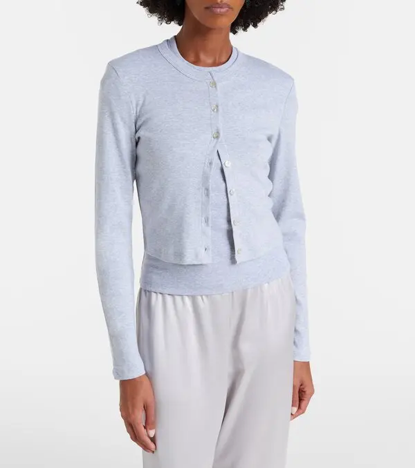 LESET Nando Cotton Jersey Cardigan