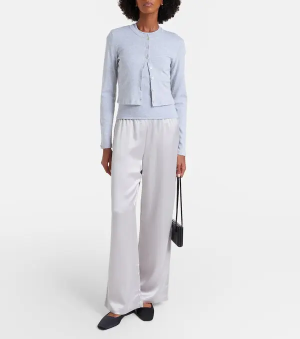 LESET Nando Cotton Jersey Cardigan