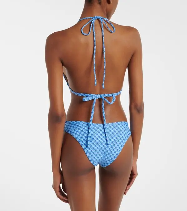 MONTCE Emma Plaid Bikini Top