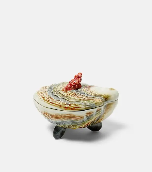 BORDALLO PINHEIRO Oyster Earthenware Tureen - Multicoloured