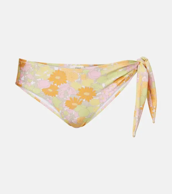Chloé Floral Bikini Bottoms - Multicoloured