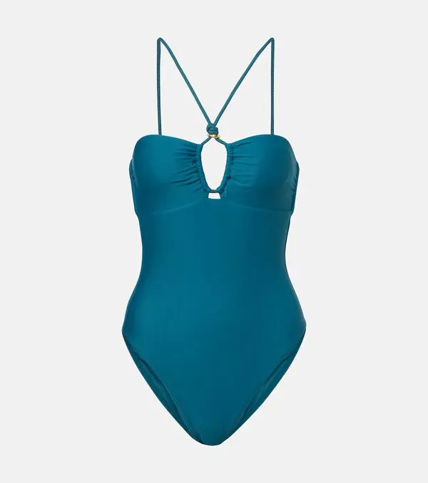 VIX PAULA HERMANNY Gal Isa Swimsuit - Blue