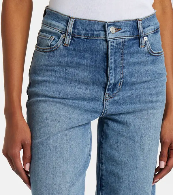 FRAME Le Slim Palazzo Long Wide-leg Jeans