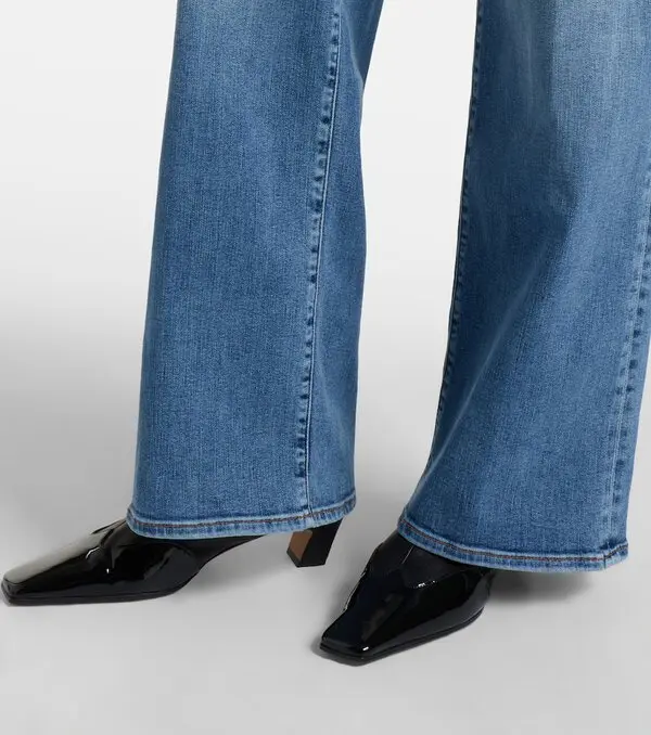 FRAME Le Slim Palazzo Long Wide-leg Jeans