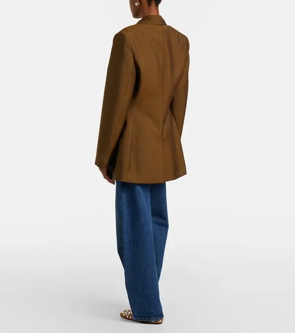 FRAME The Bow Barrel-leg Jeans - Blue
