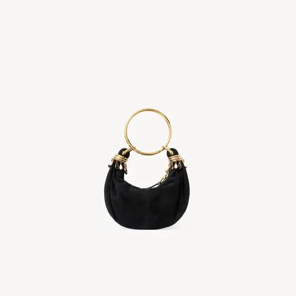 Chloé Suede Beaded Bracelet Hobo Bag