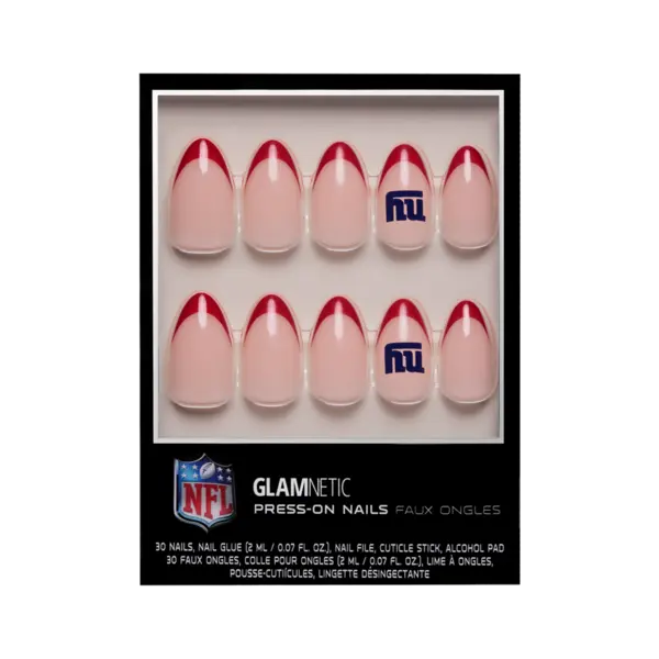 GLAMNETIC X FANATICS NAIL New York Giants Press-on Nails - One-color