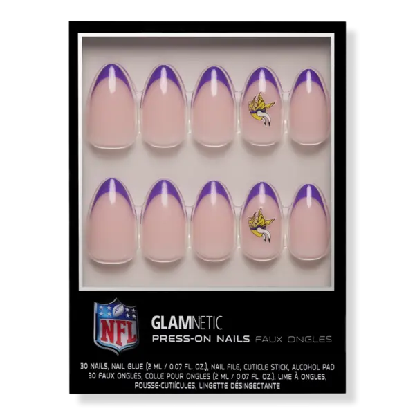 GLAMNETIC X FANATICS NAIL Press-on Nails - Minnesota Vikings