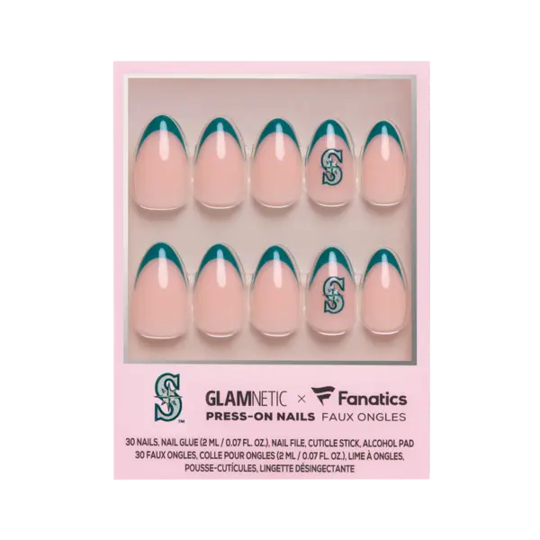 GLAMNETIC X FANATICS NAIL Seattle Mariners Press-on Nails - One-color