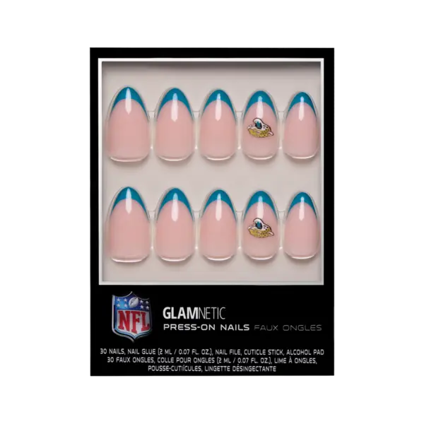 GLAMNETIC X FANATICS NAIL Jacksonville Jaguars Press-on Nails - One-color