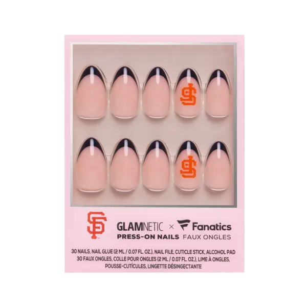 GLAMNETIC X FANATICS NAIL San Francisco Giants Press-on Nails - One-color