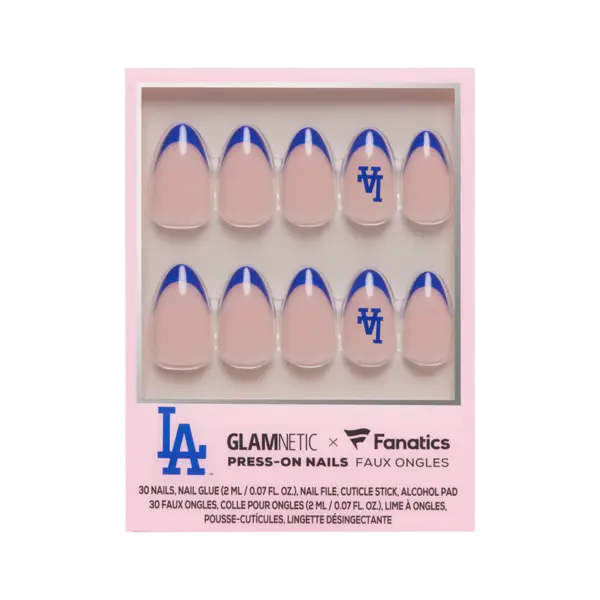 GLAMNETIC X FANATICS NAIL Los Angeles Dodgers Press-on Nails - One-color