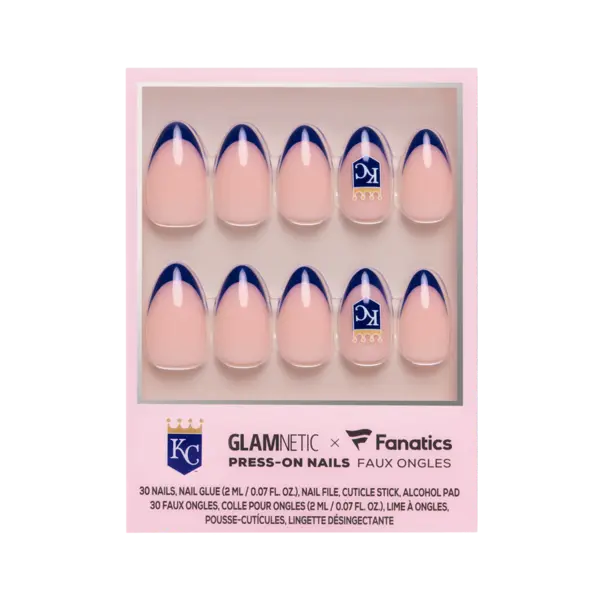 GLAMNETIC X FANATICS NAIL Kansas City Royals Press-on Nails - One-color