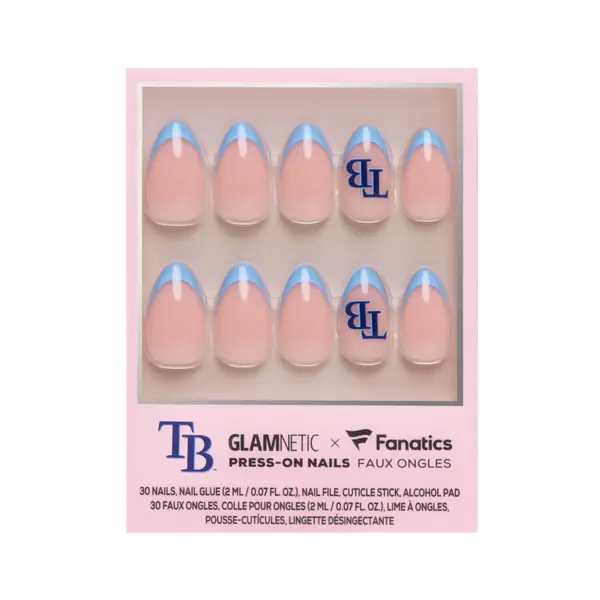 GLAMNETIC X FANATICS NAIL Tampa Bay Rays Press-on Nails - One-color