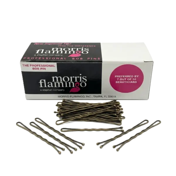 MORRIS FLAMINGO Professional Bob Pins - Brown