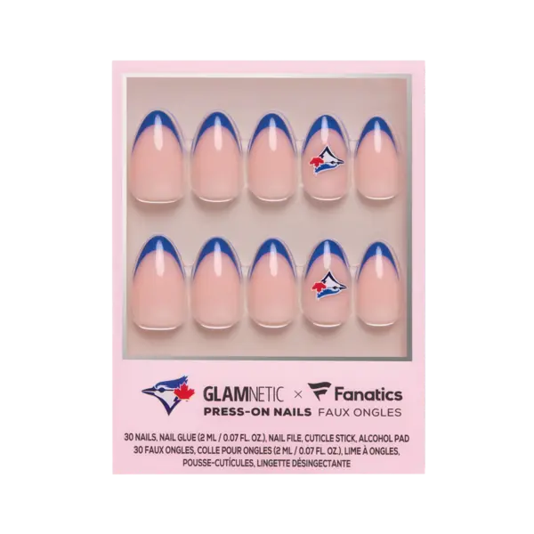 GLAMNETIC X FANATICS NAIL Toronto Blue Jays Press-on Nails - One-color