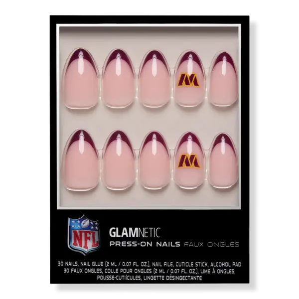GLAMNETIC X FANATICS NAIL Press-on Nails - Washington Commanders